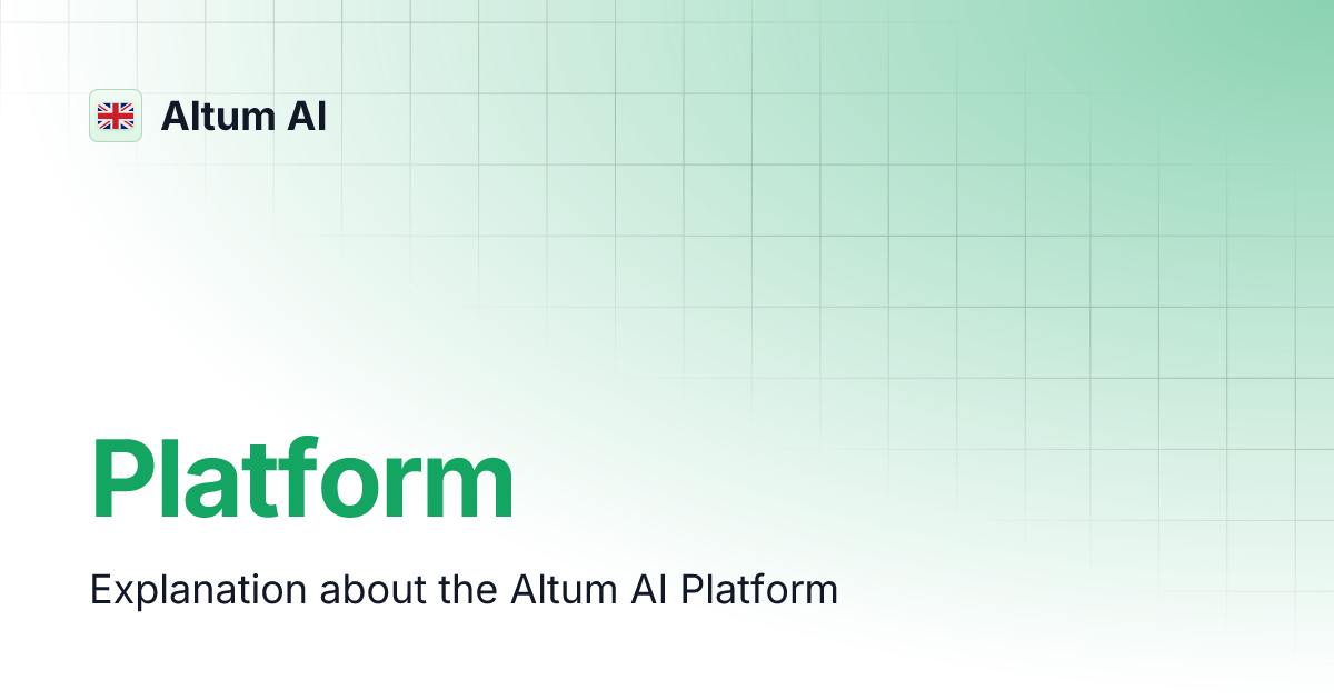 Platform | English | Altum AI