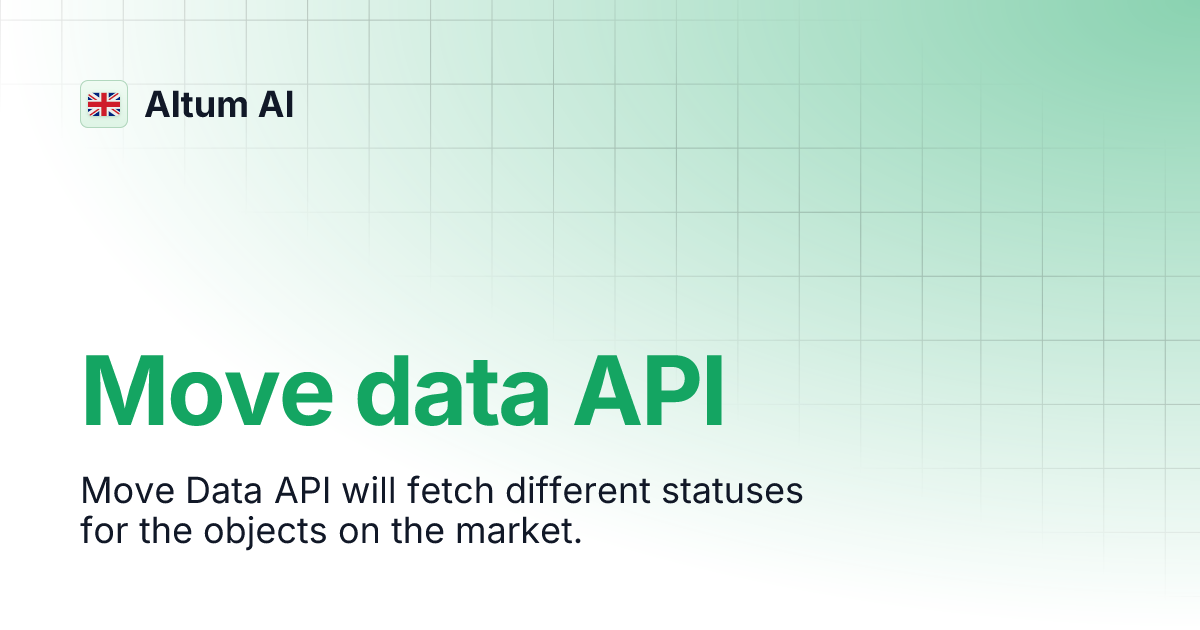 Move data API | Altum AI