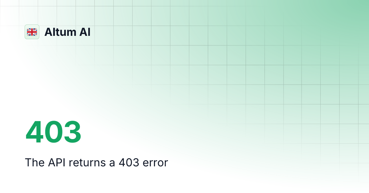 403 | Altum AI