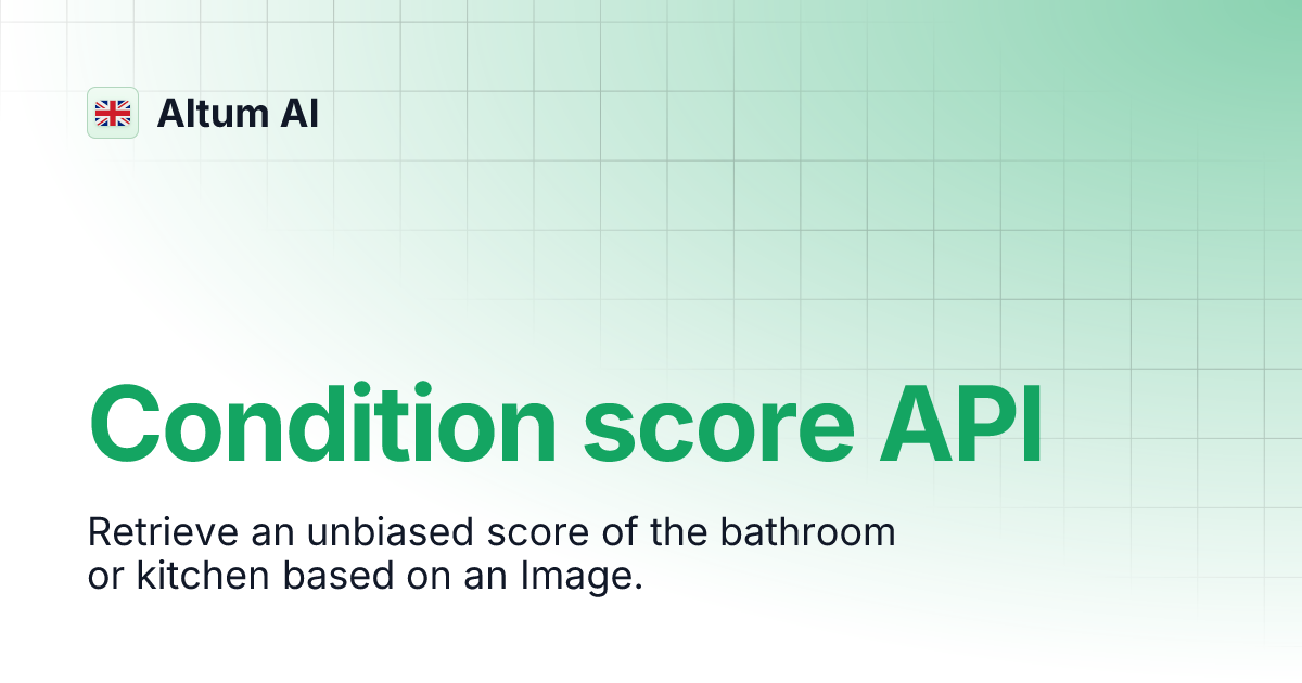 Condition score API | Altum AI
